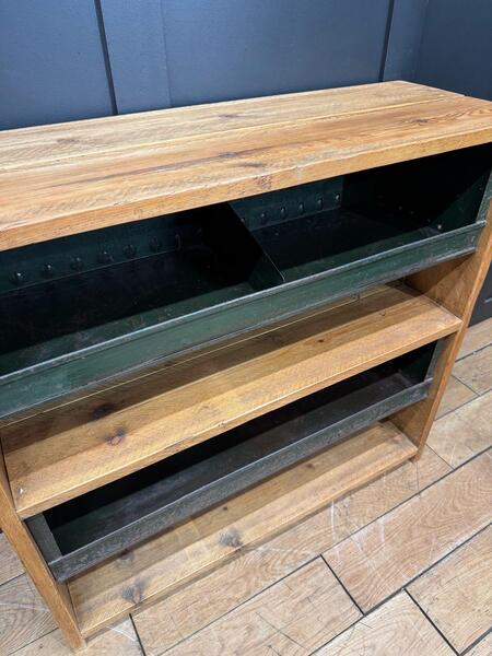 Pine Reclaimed Shoe Storage / Industrial Storage / Hall Unit Bookshelf ...