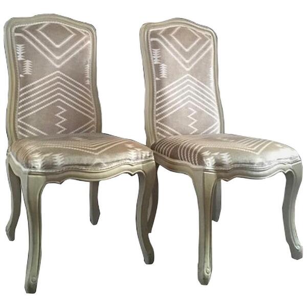 French Provincial Pair Dining Chairs | Vinterior