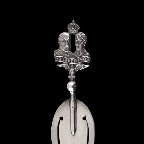 Antique Silver Bookmark King Edward VII Queen Alexandra Royal ...