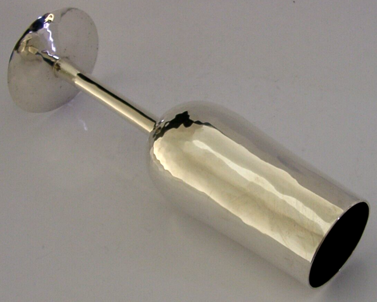 Super Plannished English Solid Sterling Silver Goblet Chalice 168g ...