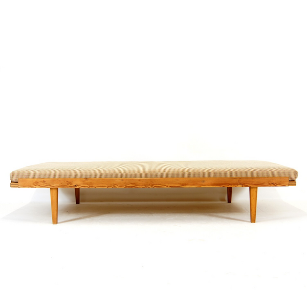 Retro Vintage Danish Modern Pine Single Day Bed Sofa Futon Mid Century ...