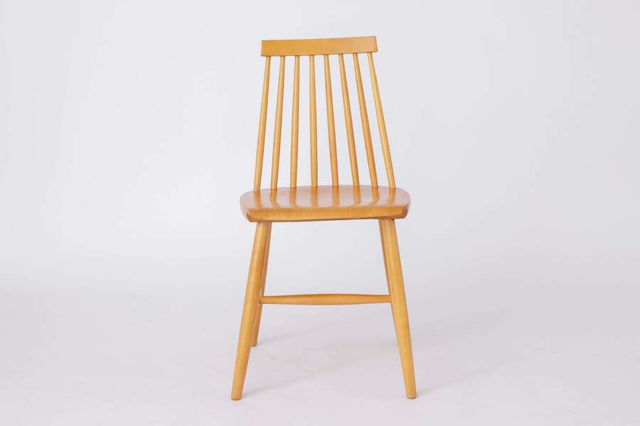 1 Of 2 Yngve Ekström "Pinocchio" Dining Chair – Swedish Beechwood ...