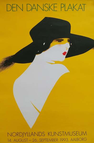 1993 Danish Exhibition Poster By Sven Brasch Original Vintage Poster ...