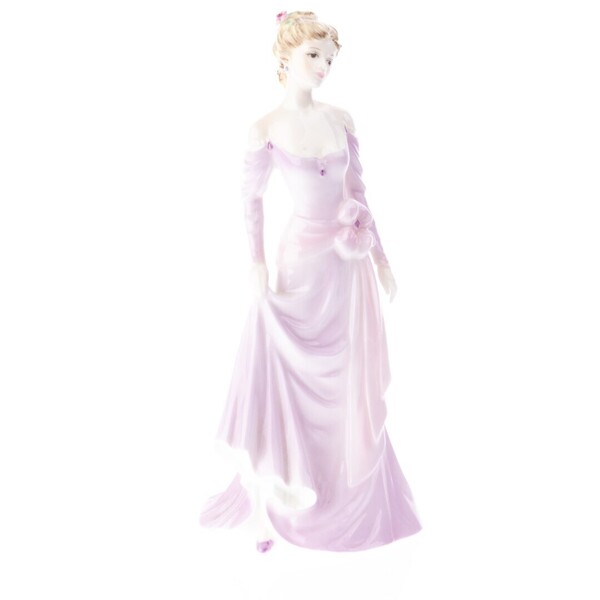 English Coalport Porcelain Ladies Of Fashion Series “Veronica” Figure ...