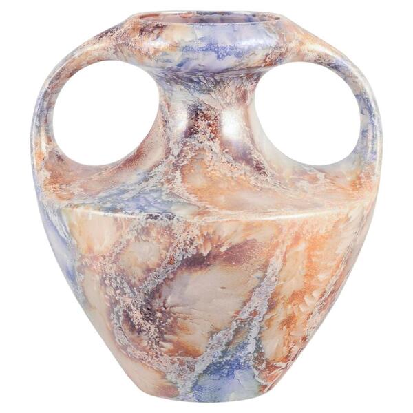 Arabia, Finland. Art Deco "Marmor" Ceramic Vase With Marble Decoration ...