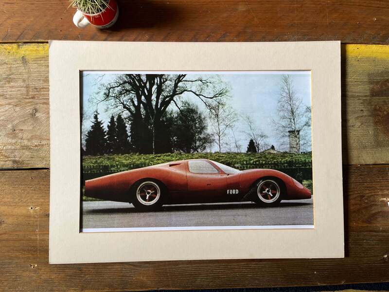 Ford Gt40 Vintage Race Car Poster 1970s | Vinterior