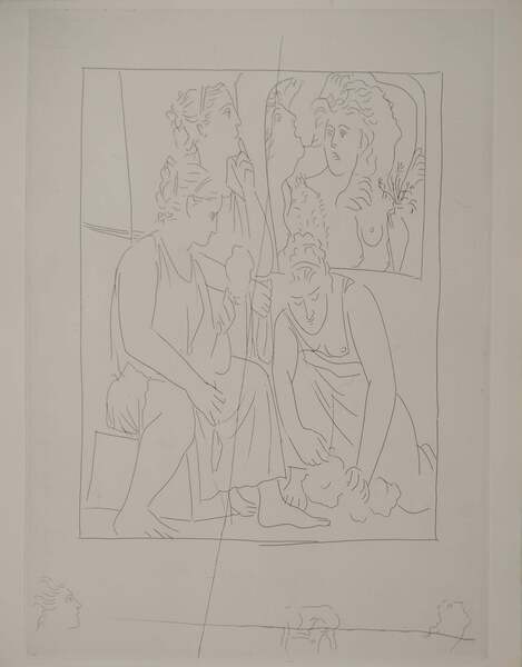 Pablo Picasso Métarmorphoses D'ovide, The Girls Of Minyas Original ...