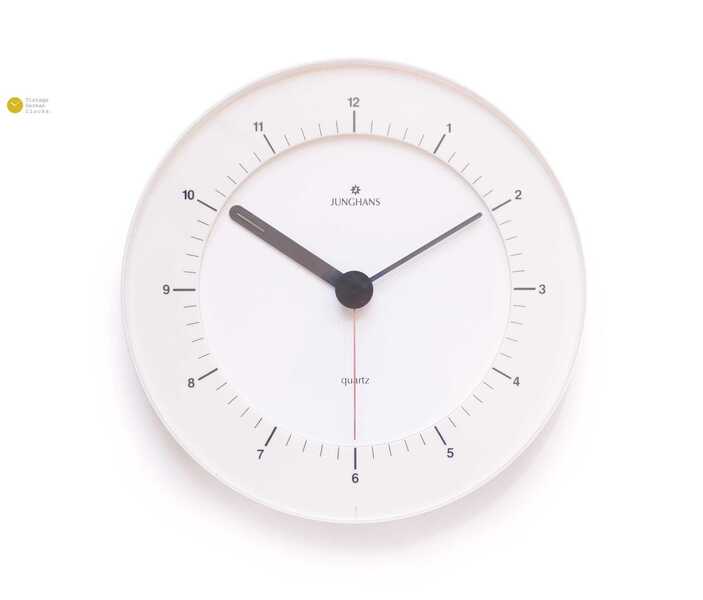 Reinhold Weiss Junghans 5w1 Wall Clock Germany Quartz Disc Minimalism ...