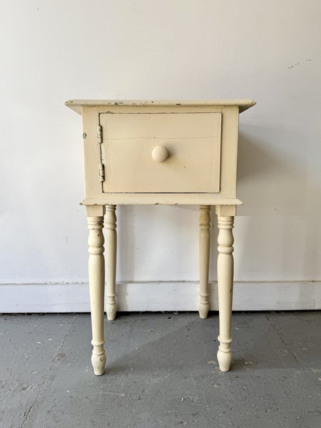 Victorian Painted Pine Bedside Table | Vinterior