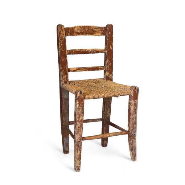 19th Century Irish Sugan Chair | Vinterior