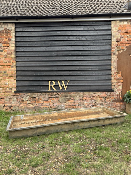 Vintage Long Low Garden Galvanised Trough Planter Raised Bed Fish Pond ...