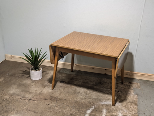 formica extending dining table