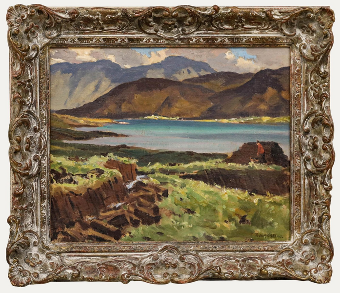 Robert Taylor Carson (1919 2008) Framed Oil, Mulroy Bay, County Donegal ...