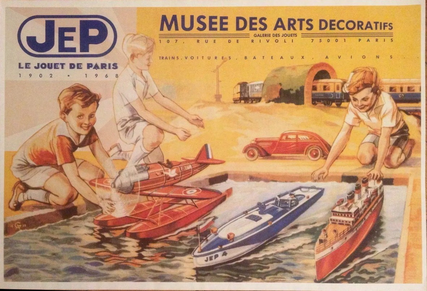 Jep Toys Poster Poster Poster Vintage Exhibition Museum Of Decorative ...