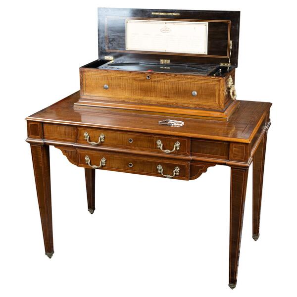 Antique 19thc Swiss Made Cylinder Music Box By Lecoultre Frères Of ...