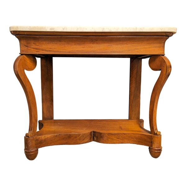 Louis Philippe Mahogany Console Table | Vinterior