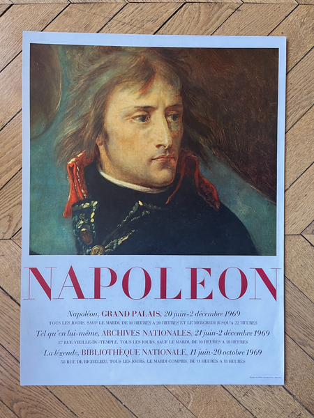 Napoleon Poster Poster Poster Vintage Exhibition Expo Grand Palais ...