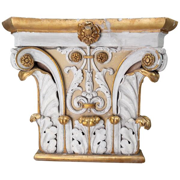 Large Plaster Architectural Ionic Capital Element, Austria, 1880 ...