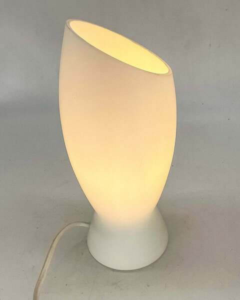 Hala Zeist Frosted Glass Table Lamp Dutch 1970s 25cm | Vinterior