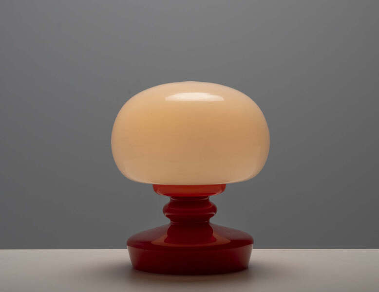 Glass Table Lamp, štěpán Tabera, 1970s, Czechoslovakia | OPP Jihlava ...