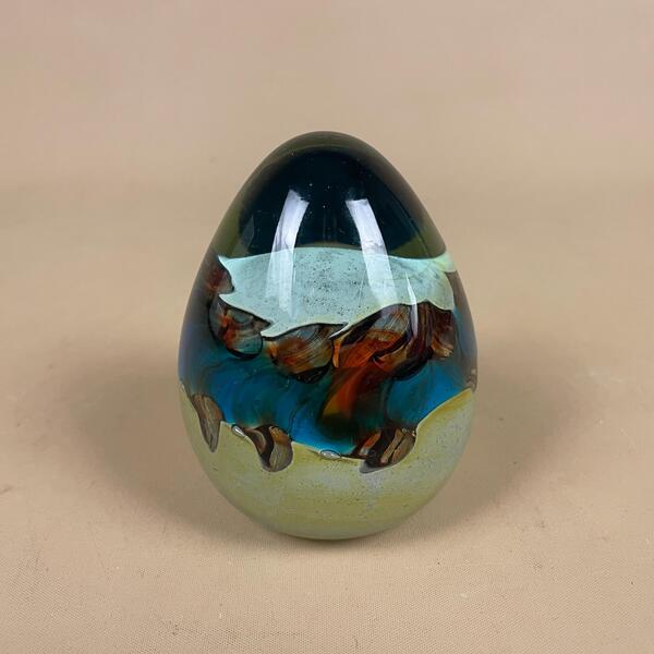 Mdina Glass Antique Desk Paperweight Paper Weight Ornament Clear ...
