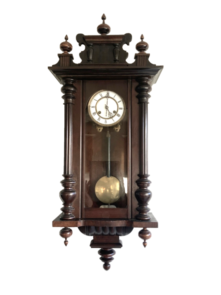 Antique German Wall Clock 1900s | Vinterior