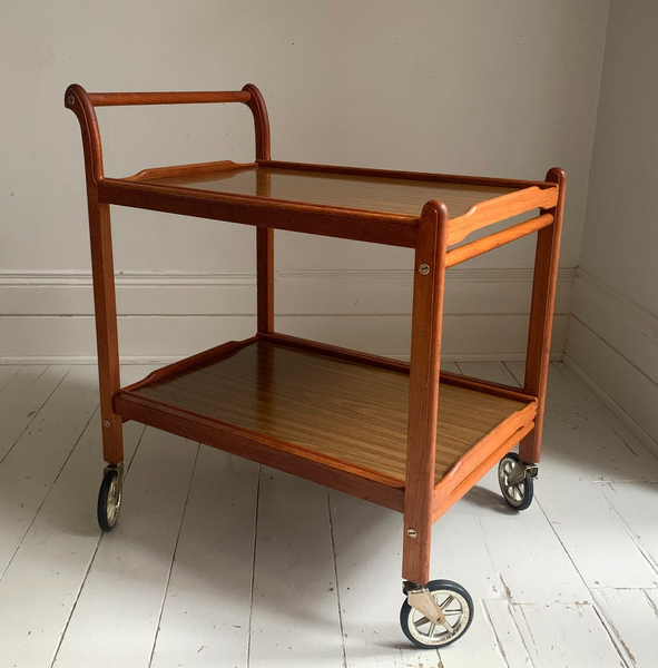 Vintage 1950s Teak Trolley With Removeable Trays Drinks Tea Trolley ...