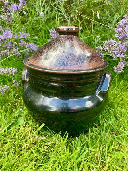 Handcrafted Glazed Stew Pot Ceramic Studio Pottery Cooking & Storage ...