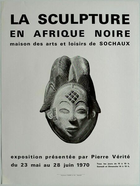 African Art Poster Poster 1970 Collection Stone Symbolic Truth Symbolic ...