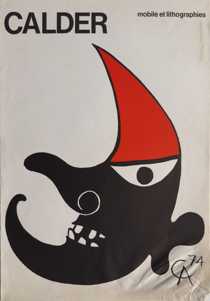 Alexandre Calder Vintage Lithographic Poster Mobile Posters 1974 ...