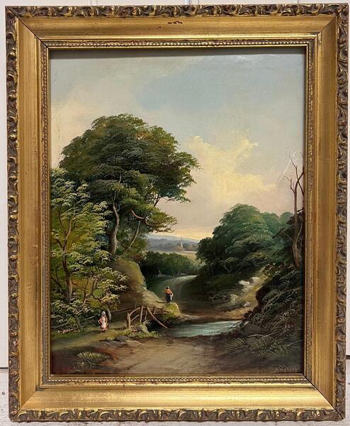 Henry Harris (1852 1926)traditional English Victorian Signed Oil ...