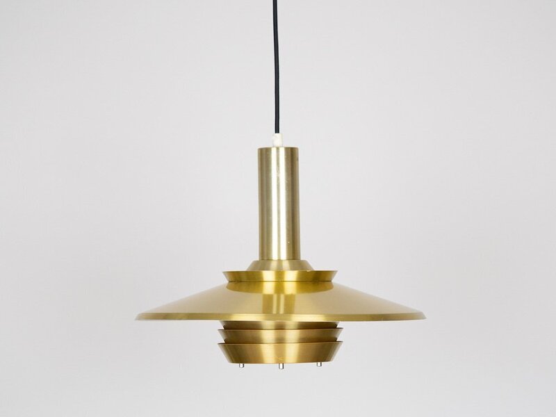 Vintage Swedish Trava Pendant Lamp Attributed To Carl Thore For ...