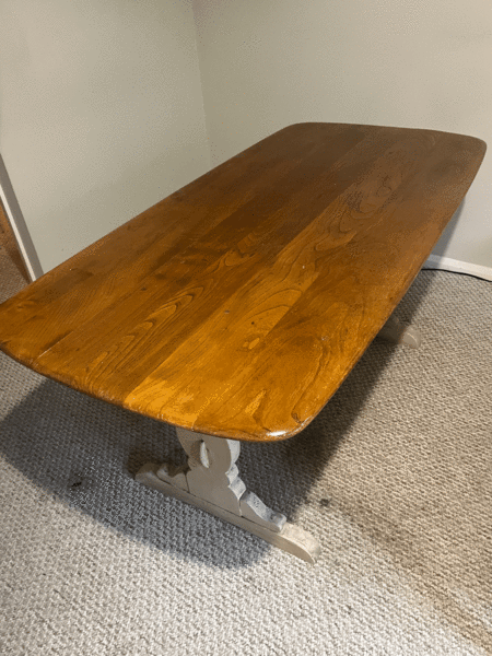 Ercol Dining Table Large Model 419 Refectory Dining Table By Lucian ...