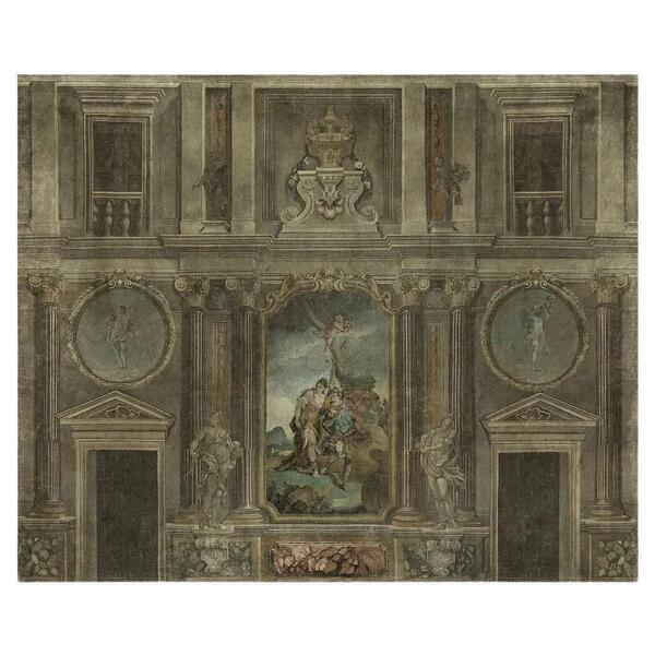 19th Century Antique Style Panoramic Wall Mural On Canvas – Baroque ...