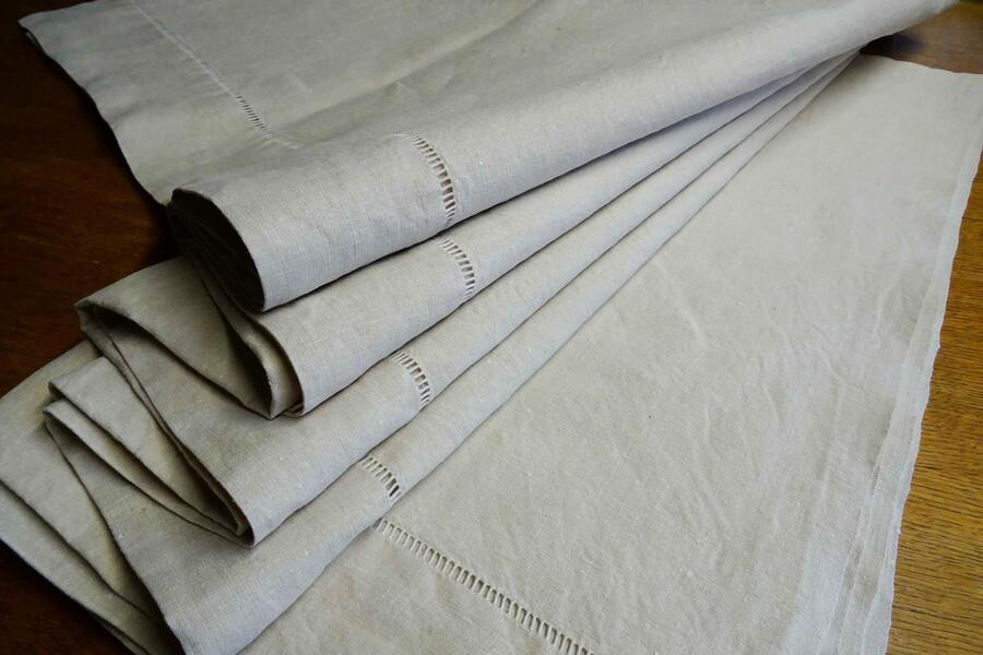 Fab Heavy French Country Linen Sheet | Vinterior