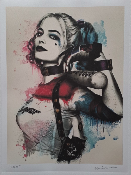 Mr. Brainwash Signed Harley Collectable Lithograph | Vinterior