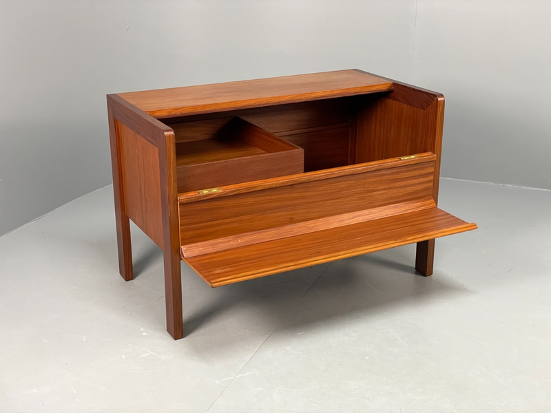 Vintage Teak Storage Chest 1960s Danish Style Retro Mid Century Eb11436 ...