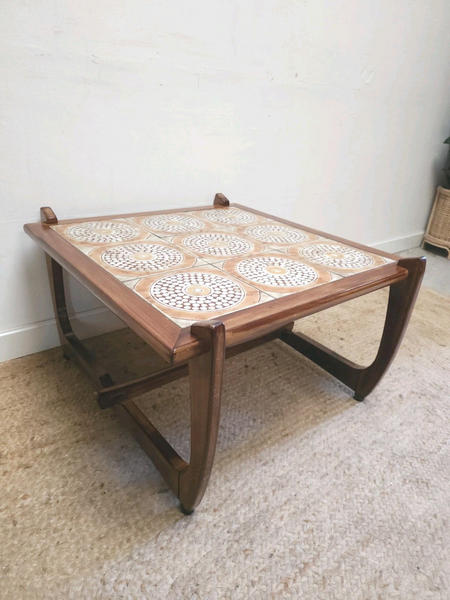 Retro Coffee Table Tile Top Mid Century Original 1960s Vintage Delivery ...