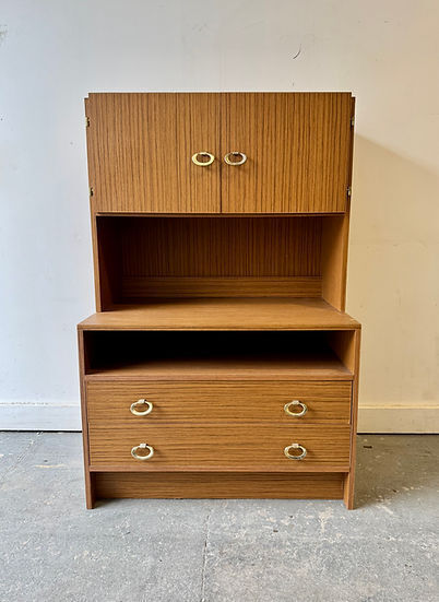 Vintage Wall Unit Cabinet With Drawers | Vinterior