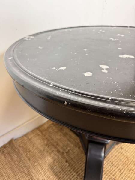 19th Century French Painted Gueridon Table With Original Marble Top ...