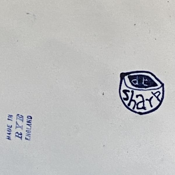 An Early David Sharp Bespoke Piece For The Rye Pottery Of A Dish ...