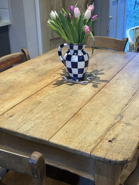 Old Country Pine Antique Table | Vinterior