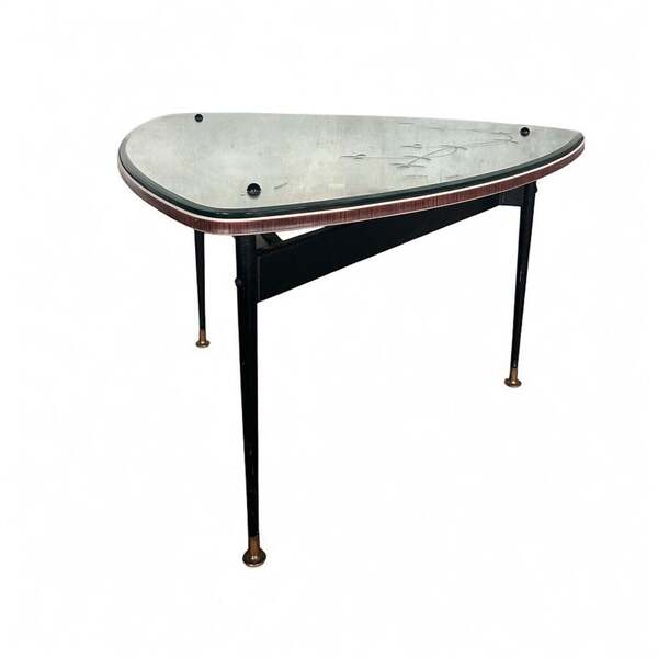 Mid Century Modern Atomic Mirrored Coffee Table | Vinterior