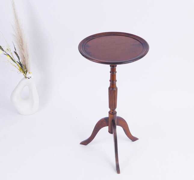 Victorian Mahogany Wooden Wine Table, Vintage Side Table, Farmhouse ...