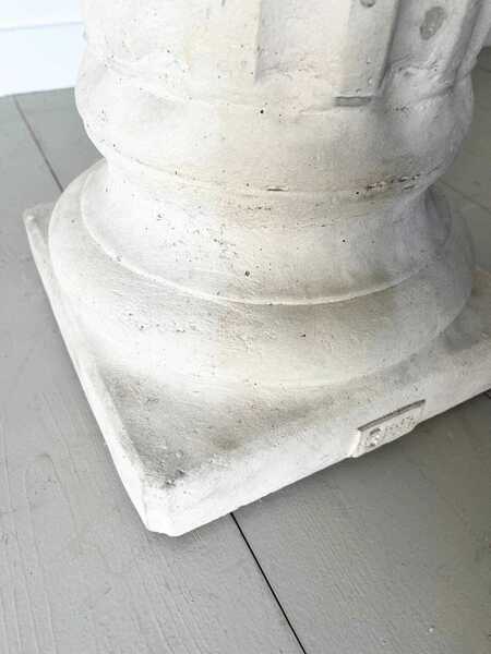 Fluted Cast Plinth In A Neoclassical Column Design For Indoor Or ...