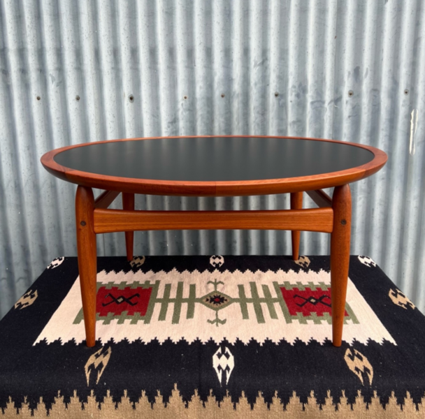 Vintage Kurt Ostervig Jason Mobler Flip Top Coffee Table Teak Mid ...