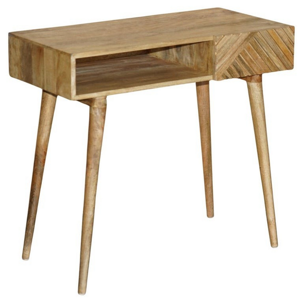 Wood Desk Dressing Table Or Hallway Console Table With Single Drawer Tv ...