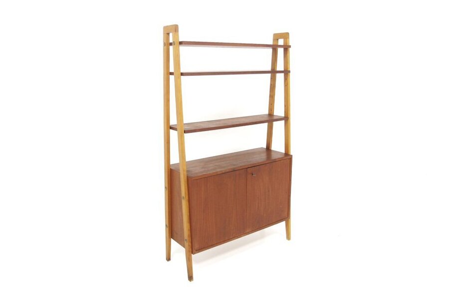 Scandinavian Tema Teak Bookcase From Möbel Ikea, 1960 | Vinterior
