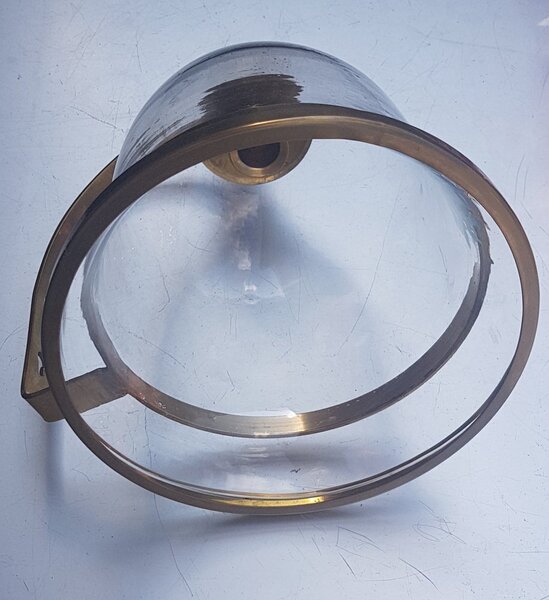 Ship Candlestick With Brass Wall Mount | Vinterior