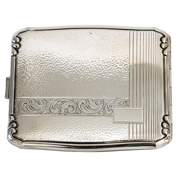 Art Deco Cigarette Case Made From Alpaca Vienna Around 1920s | Vinterior